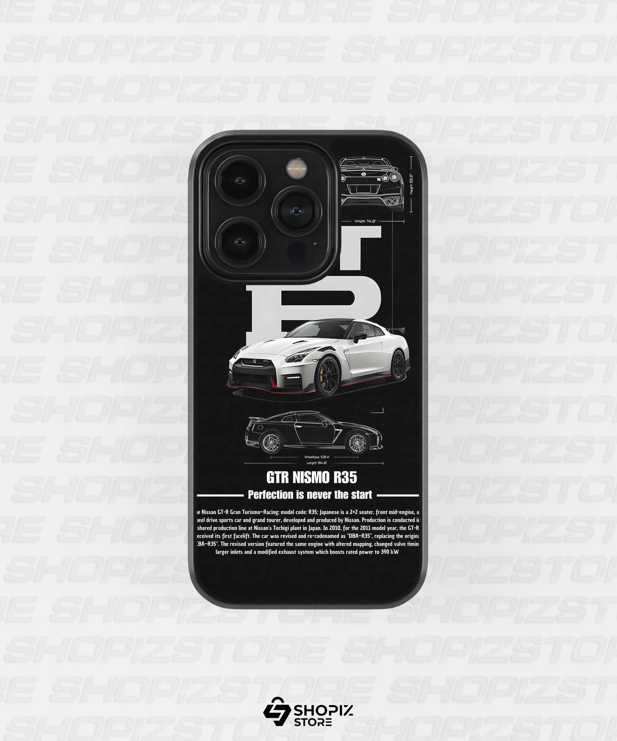 GTR Nismo R35 Metal Case